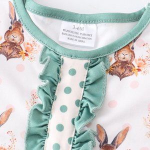 One Pieces | Easter Bunny Peter Rabbit Baby Girls Ruffle Romper ...